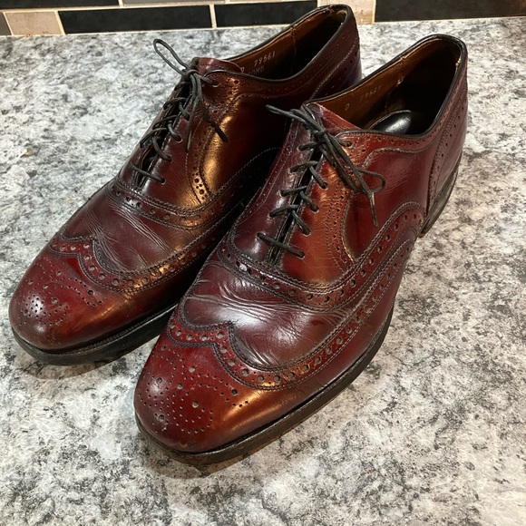 Allen Edmonds | Shoes | Mens Vintage Allen Edmonds Mcallister Wingtip ...